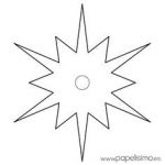 Estrella-imprimir,-colorear-y-recortar-1... – Manualidades